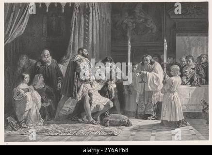 The Death of Leonardo da Vinci, Painting by Jean Auguste Dominique ...
