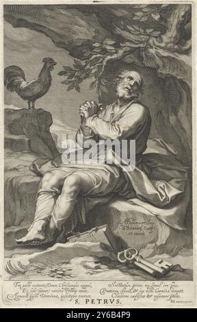 Penitent Peter H, Willem Isaacsz. van Swanenburg, Petrus Scriverius, 1609 - 1611 Stock Photo - Alamy