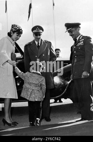THE SHAH OF IRAN WITH KING HUSSEIN OF JORDAN IN TEHERAN, IRAN ; 20 ...