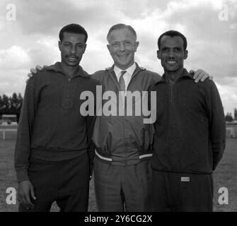ABEBE BIKILA IN TRAINING IN ADDIS ABABA, ETHIOPIA ; 16 DECEMBER 1963 ...