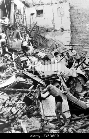 EARTHQUAKE IN SKOPJE, JUGOSLAVIA / ; 27 JULY 1963 Stock Photo - Alamy