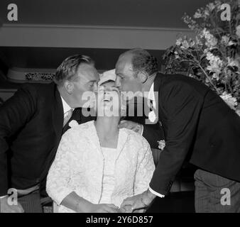 RALLY DRIVERS PAT MOSS AND ERIK CARLSSON WEDDING IN LONDON WITH RACING ...