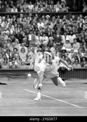 MARGARET SMITH - TENNIS PLAYER IN ACTION AT LAWN TENNIS CHAMPIONSHIPS ...
