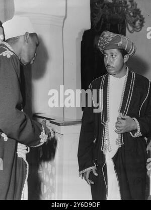 7 JULY 1963 THE NEW SULTAN OF ZANZIBAR, PRINCE JAMSHID BIN ABDULLAH ...