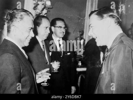 MEXICAN AMBASSADOR ANTONIO ARMENDARIZ IN LONDON / 18 JANUARY 1961 Stock ...