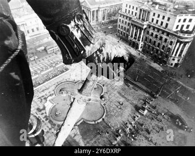 View of Trafalgar Square, London 1963 Stock Photo - Alamy