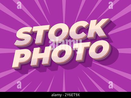 Stock photo. Text effect design in 3D style with modern colors Stock ...
