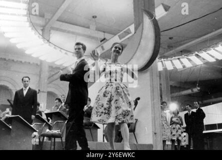 BALLROOM DANCING LARGEST BALLROOM IN SOVIET UNION OPENED IN MOSCOW ; 14 ...