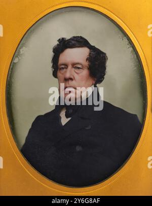 Matthew Calbraith Perry. Circa 1855. Created by Beckers and Piard. Half ...