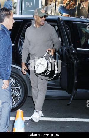 September 25, 2024 DeMarco Morgan on Good Morning America in New York ...