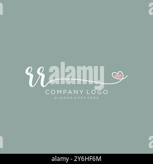RR Initial handwriting logo design Stock Vector Image & Art - Alamy