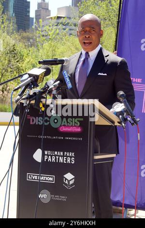 FILE - NYC mayor Eric Adams attends the ceremony to mark the 24th ...