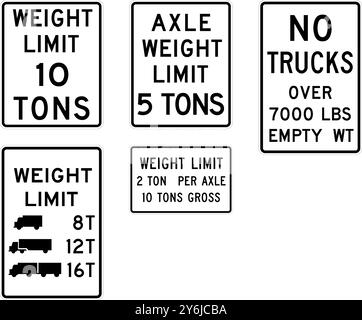 Traffic symbols and road safety signs vector illustration design Stock ...