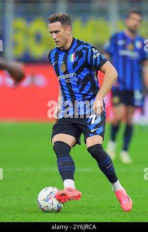 Inter Milan's Piotr Zielinski during the Serie A soccer match between ...
