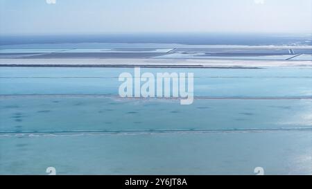 Aerial photos show the autumn scenery by Kaidu River, Bohu County ...