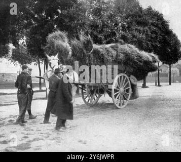 Chief of the Bonnot gang , Jules Bonnot ,run to earth in a garage at ...