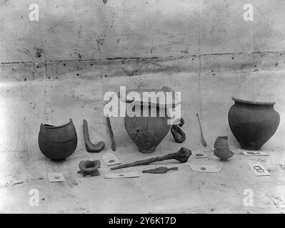 Roman relics unearthed at Colchester by Dr R E M Wheeler . 5 March 1920 ...