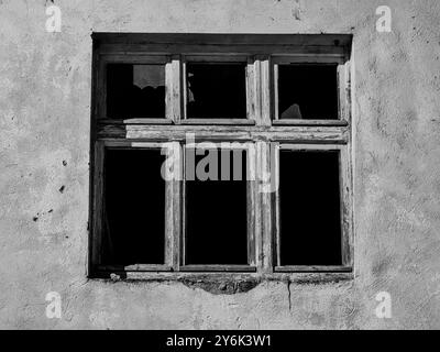 Broken Hopes and Dreams – Wooden Window Frames without Glass, Abandoned ...