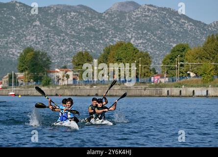 Nicolas Rempel (ARG) and Bautista Pascuali (ARG) battle with Theo ...