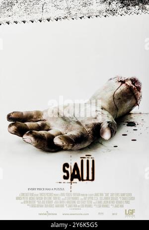 Saw (2004) directed by James Wan and starring Cary Elwes, Leigh ...