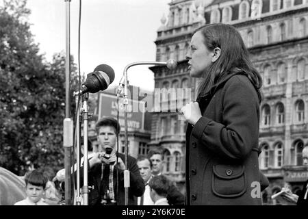 London Miss Bernadette Devlin 22 year old member of Parliament for Mid ...