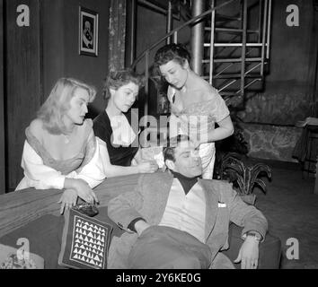 A scene from THE BIG KNIFE opening at the Duke of York's Theatre ...