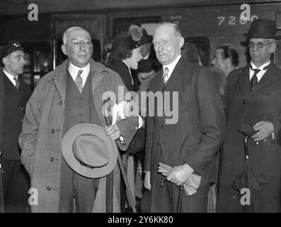 Sir Herbert Stanley, Governor of Southern Rhodesia at Waterloo Station ...