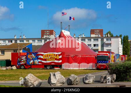 Buffalo Circus in Calais Stock Photo - Alamy