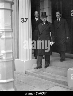 Joachim Von Ribbentrop, the new German Ambassador in London, arrived ...