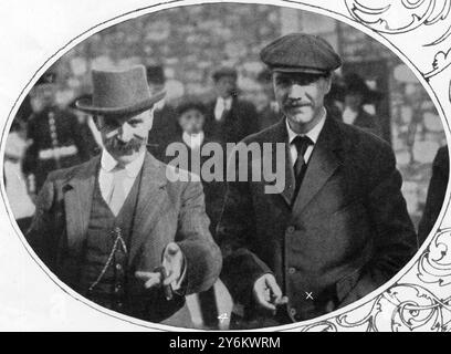 The cook and Mr Maynard, survivors of the Titanic disaster Stock Photo ...