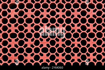 Air bricks wall in Tijuca neighborhood, Rio de Janeiro, Brazil Stock ...