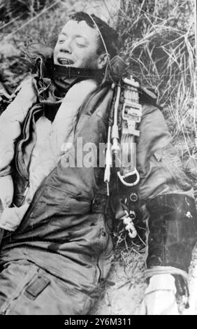 Alamagordo, New Mexico, Captain Joseph Kittinger, aged 31, is ...