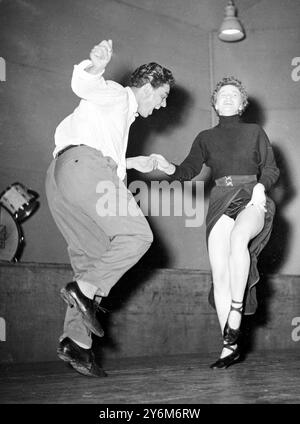 Jazz fans in Munich Germany,watching French and German Be-Bop dancers ...