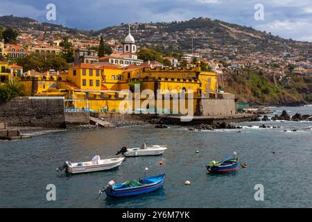 Portugal, Madera, Funchal. Fort Sao Tiago, Fortress of Santiago Stock ...