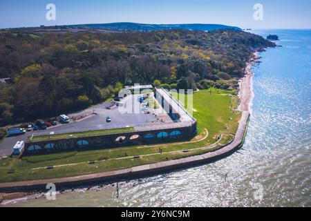 Fort Victoria Isle of Wight Aerial Stock Photo - Alamy