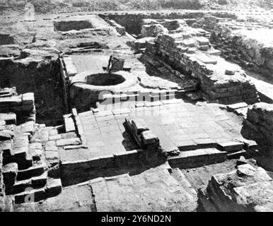 With Bath, Wells, And Drainage: Ancient Indo-Sumerian Houses. Showing ...