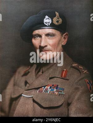 'MONTY' 1940's World War II Field Marshall Bernard Montgomery, the hero ...