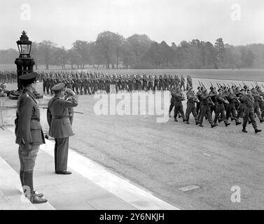 Royal Military College, Sandhurst. Making his last appearnce as Chief ...