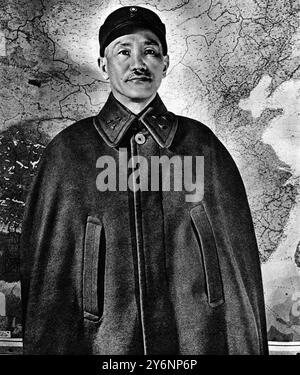 1940's WW2 Chiang Kai-shek Chairman of the National Government of the ...