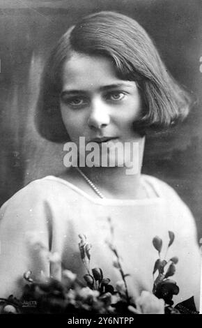Princess Ileana, the youngest daughter of the King and Queen of Rumania ...