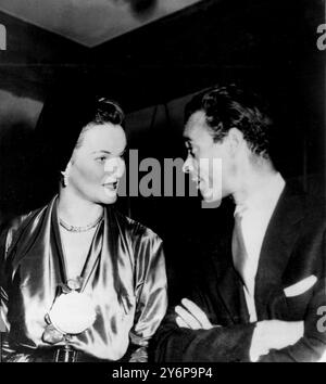Doris Duke and husband Porfirio Rubirosa, Paris, France, September 1 ...
