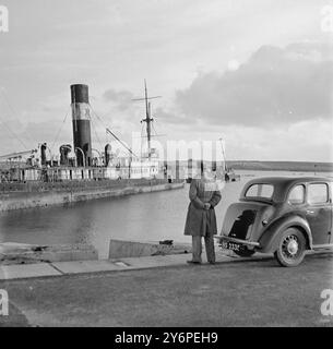 Block Ships - Scapa Flow . 15 October 1947 Stock Photo - Alamy