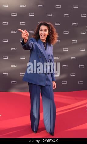 26 September 2024, Hamburg: Malika Rabahallah (l), Festival Director ...
