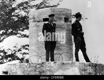 KAKAVIA BORDER LINE OF VILLAGE ; 22 JUNE 1962 Stock Photo - Alamy