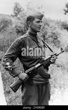 KAKAVIA BORDER LINE OF VILLAGE ; 22 JUNE 1962 Stock Photo - Alamy