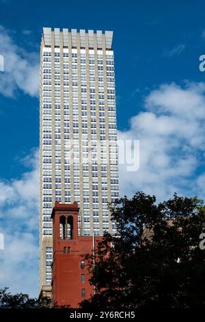 Contrasting architectural styles on display in Midtown Manhattan, 2024 ...