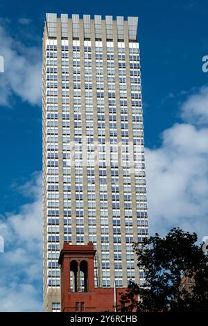 Contrasting architectural styles on display in Midtown Manhattan, 2024 ...