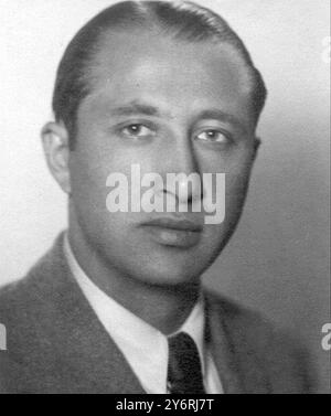 DUŠKO POPOV (1912-1981) Serbian WW2 double agent in 1941 Stock Photo ...
