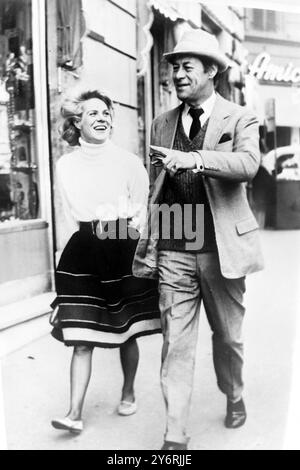 REX HARRISON AND RACHEL ROBERTS IN PORTOFINO / ; 29 FEBRUARY 1964 Stock ...