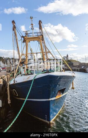 Shore st and harbour, Macduff, Banff Bay, Aberdeenshire, Scotland, UK ...